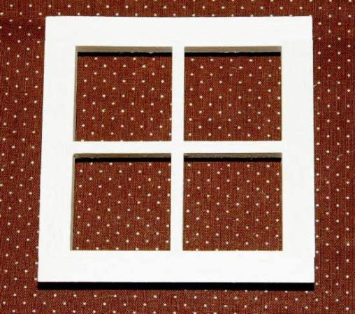 Wooden four pane window | The Doll House
